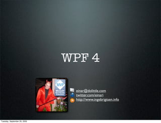 WPF 4 | PPT