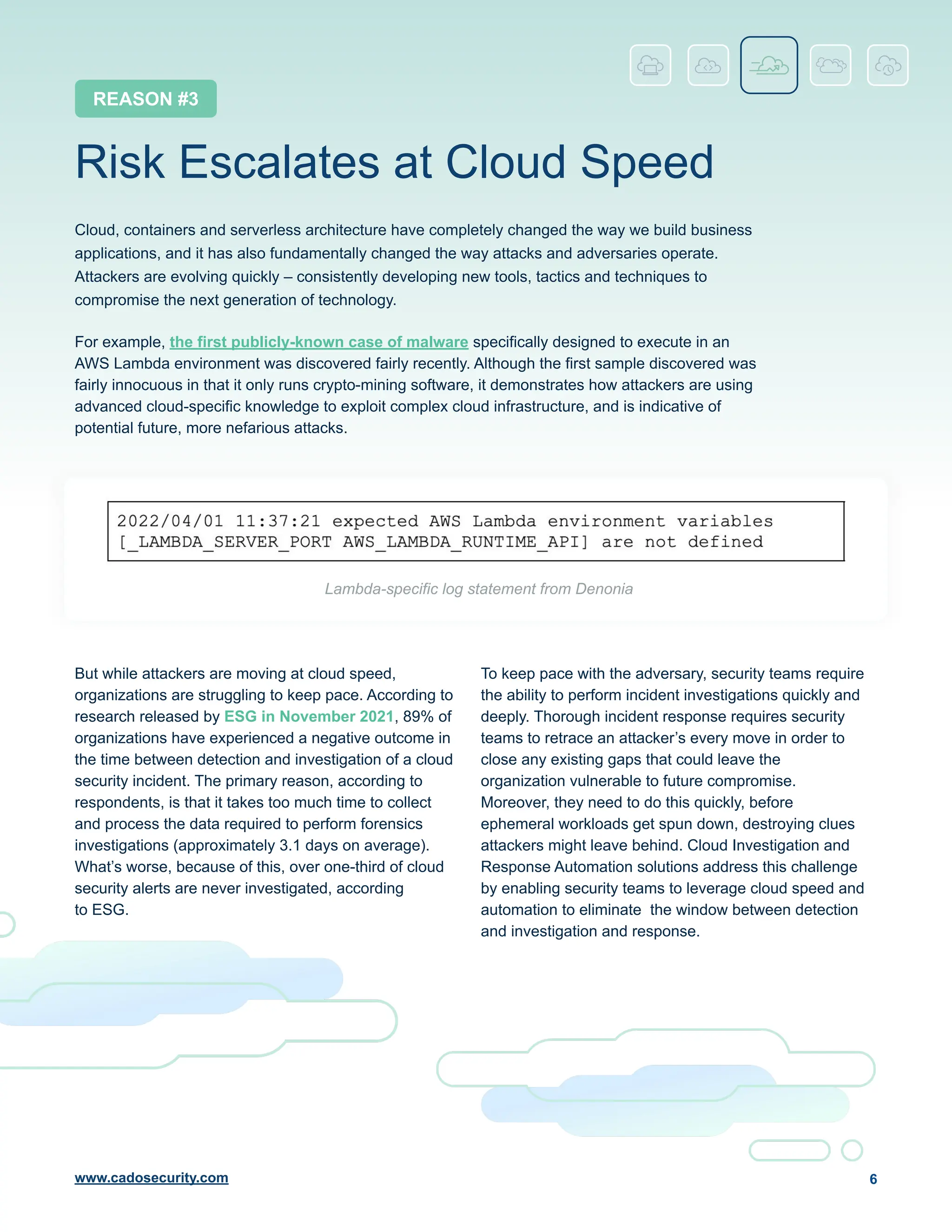 Five Reasons Why You Need Cloud Investigation & Response Automation | PDF Five Reasons Why You Need Cloud Investigation & Response Automation | PDF