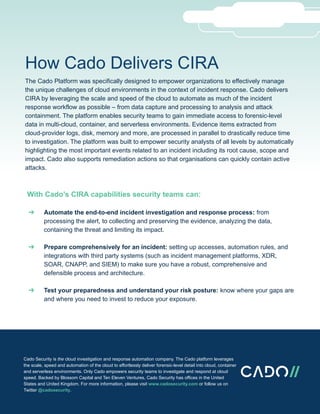 Five Reasons Why You Need Cloud Investigation & Response Automation | PDF