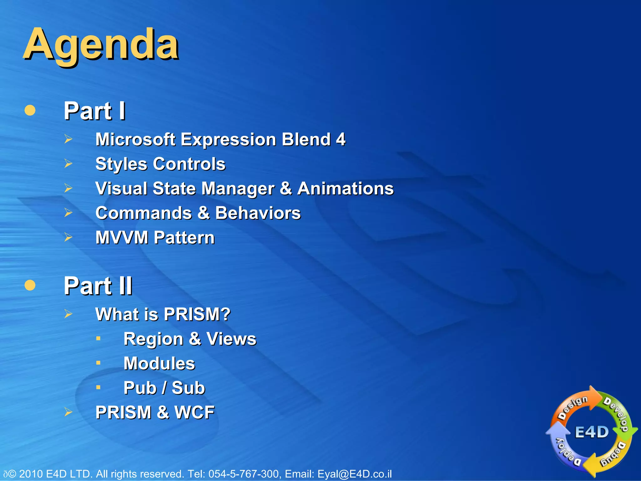 Composite Applications with WPF and PRISM | PPT