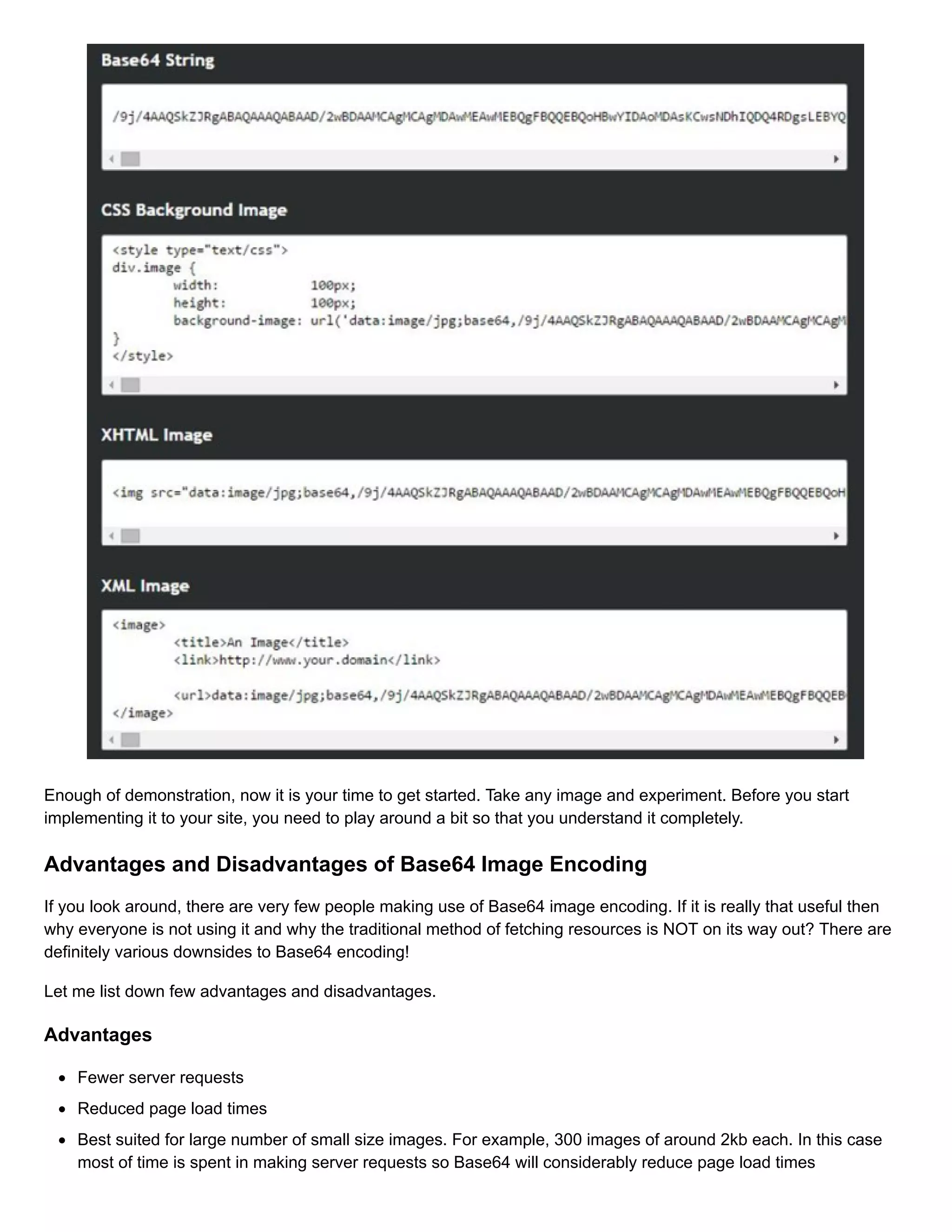 What is base 64 image encoding and how to use it | PDF