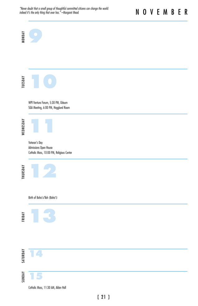 Wpi campusplanner-2009 | PDF