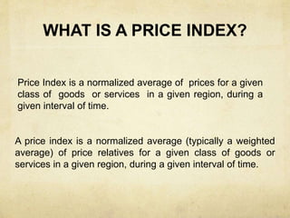 Wpi and CPi | PPTX | Commodities | Economy