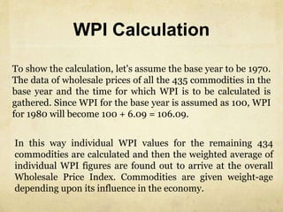 Wpi and CPi | PPTX
