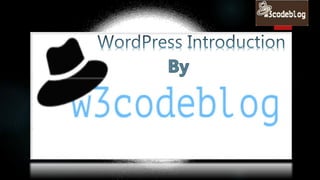 Wordpress introduction | PPT