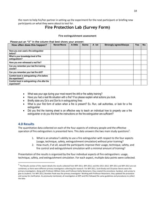 Ordinary People and Effective Operation of Fire Extinguishers | PDF