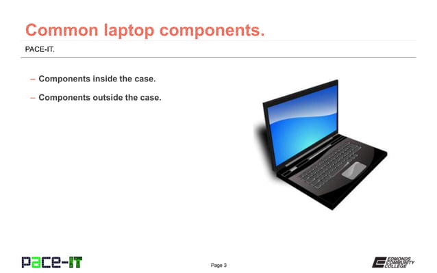 Pace IT - Common Laptop Components | PPTX