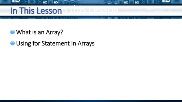 Javascript Lesson 20 Learnjavascript Arrays Ppt