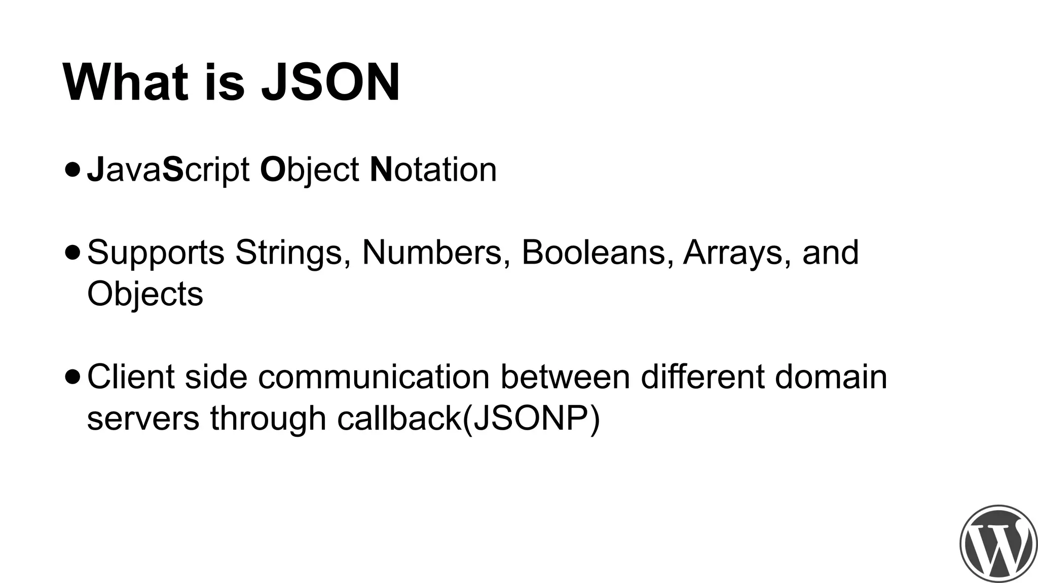Wp JSON API and You!