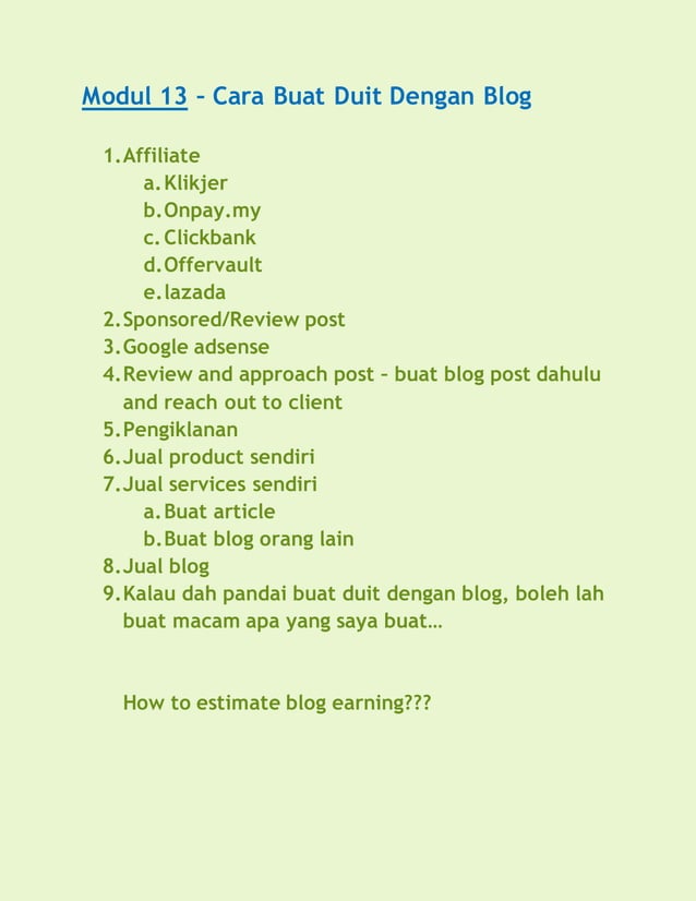 Panduan Lengkap Setup Wordpress | DOCX