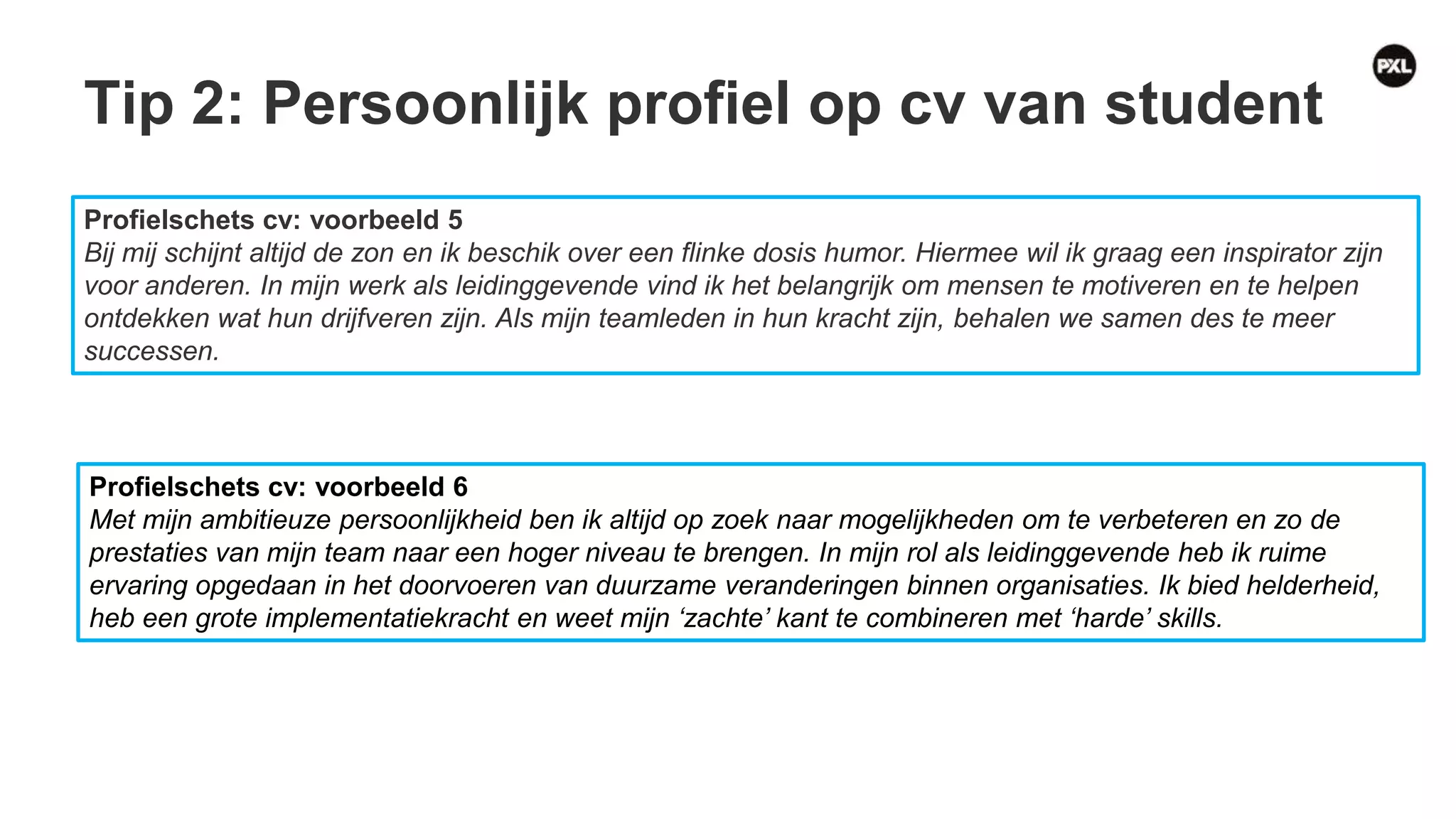 WPL1 een cv schrijven als student.pptx