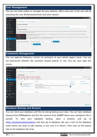 WordPress Complete Manual in XAMPP | PDF