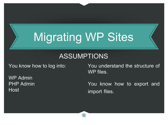Wp migration | PPT