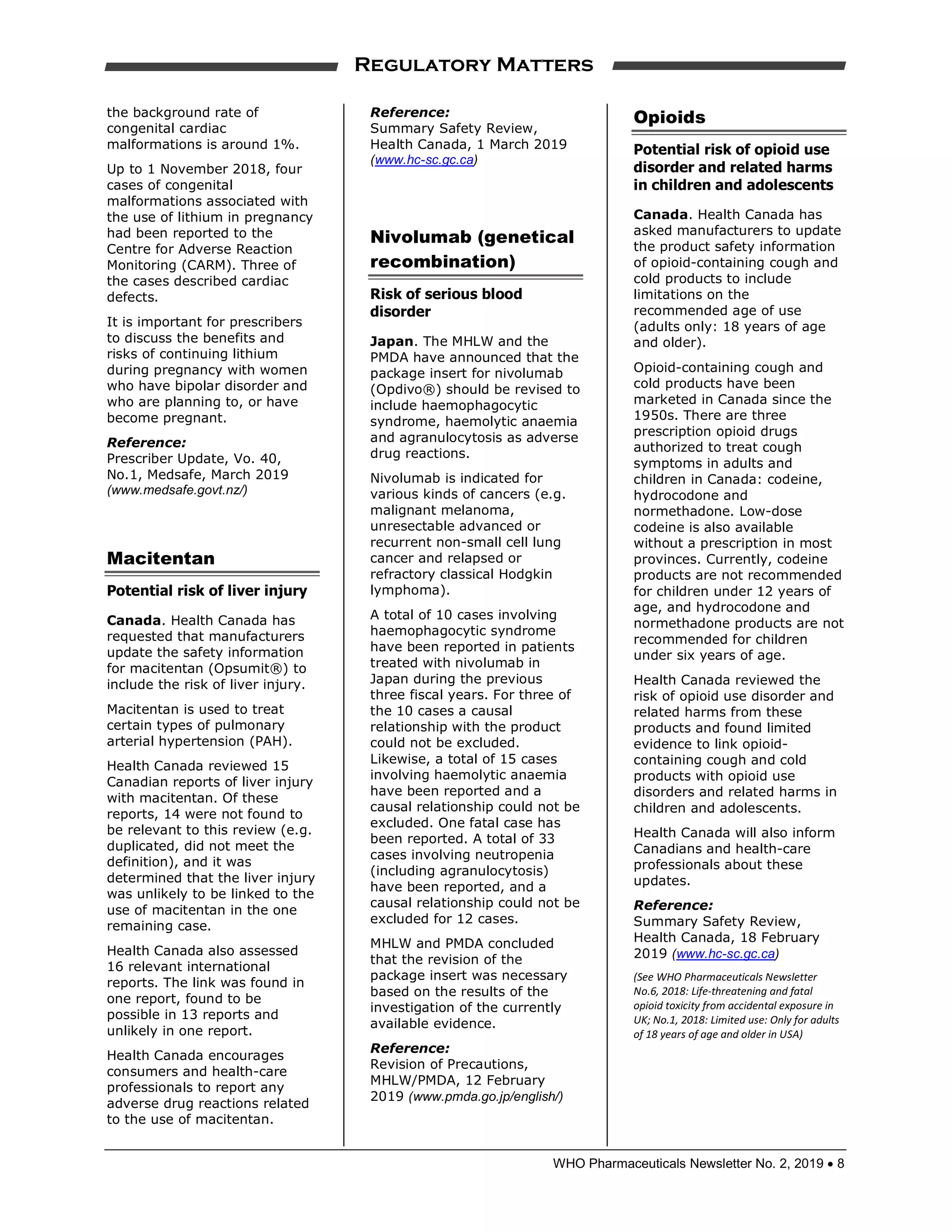 WHO Pharmaceuticals NEWSLETTER | PDF | Pharmaceutical Industry | Industries