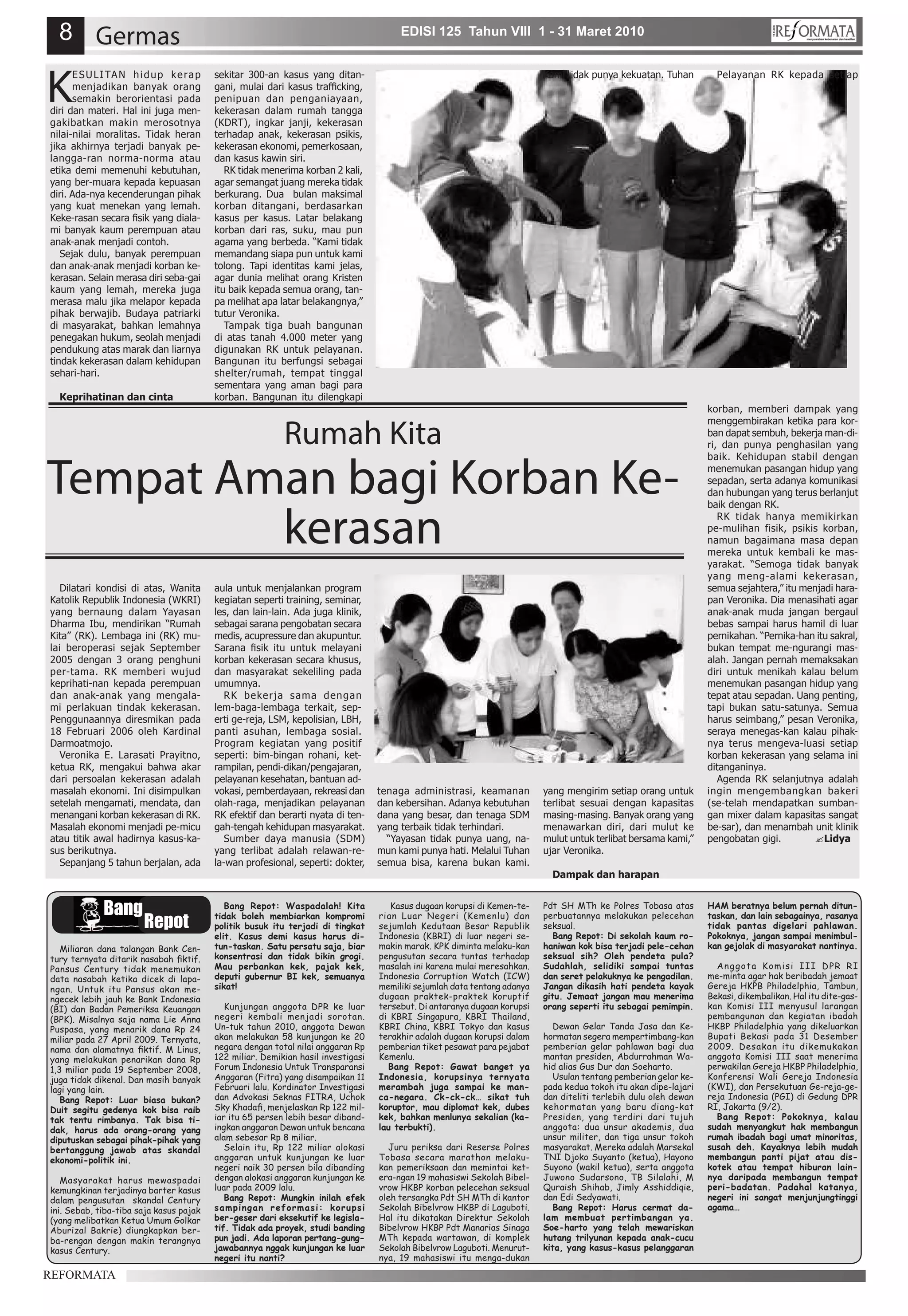 Tabloid reformata edisi 125 maret 2010 | PDF