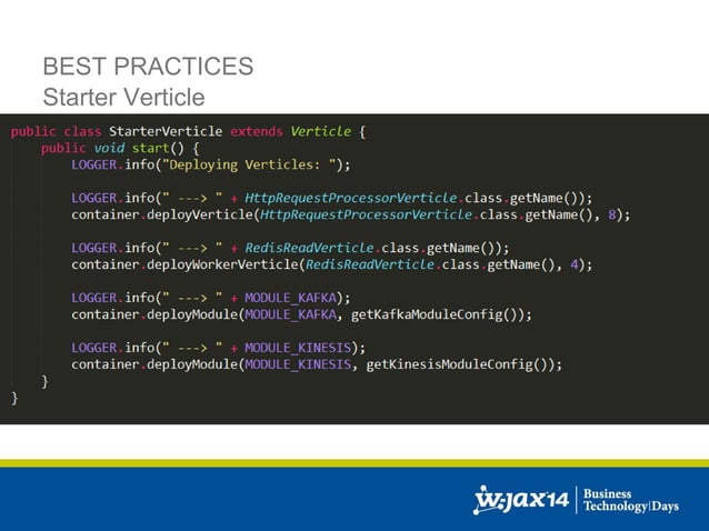 Real World Enterprise Reactive Programming using Vert.x | PPT