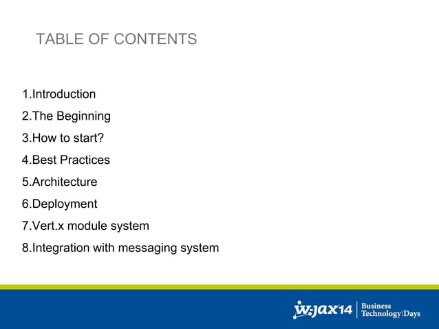 Real World Enterprise Reactive Programming using Vert.x | PPT