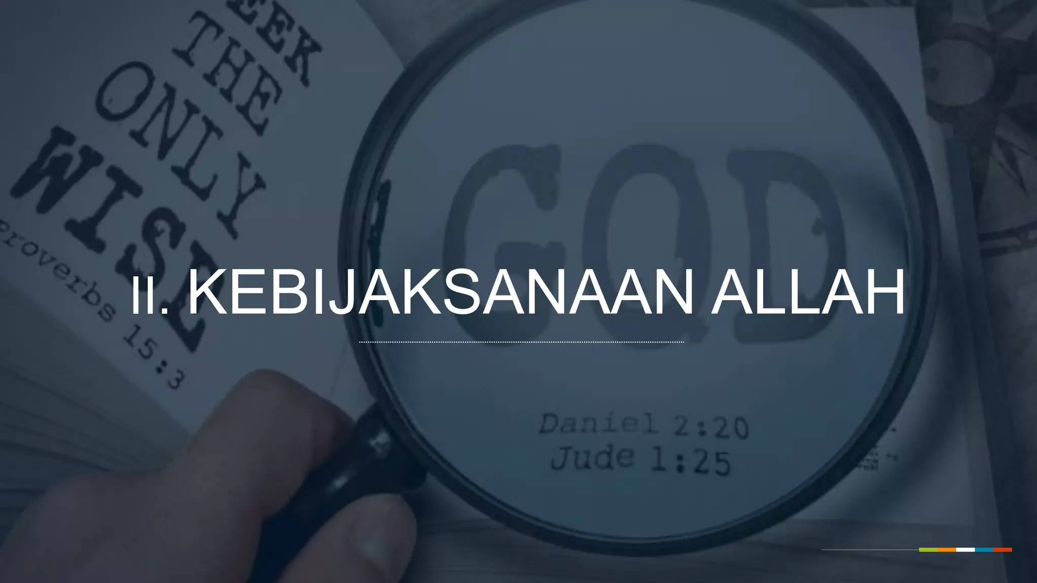 Mengenal atribut intelektual Allah | PPT