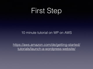 Scaling WordPress - WP on AWS | PDF | Cloud Computing | Internet