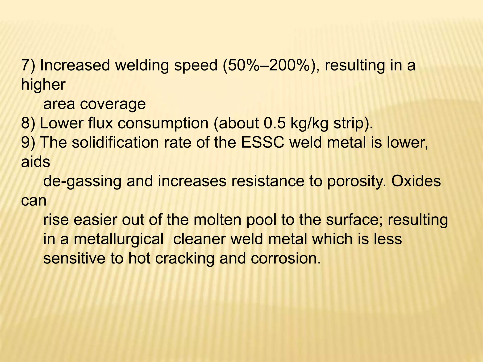 comparision between electroslag strip cladding and sumerged arc strip ...