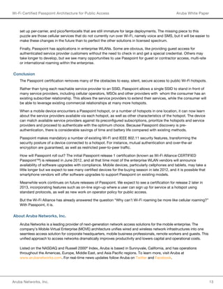 Wp passpoint wi-fi | PDF