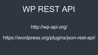 WP Rest API | PPTX | Web Development | Internet
