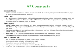 WPR Portfolio | PPT | Apartments | Real Estate
