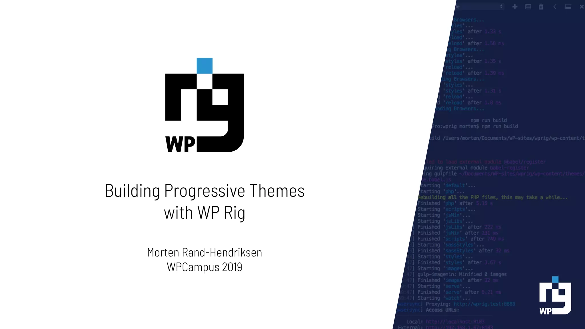 Building the next generation of themes with WP Rig 2.0 | PPT