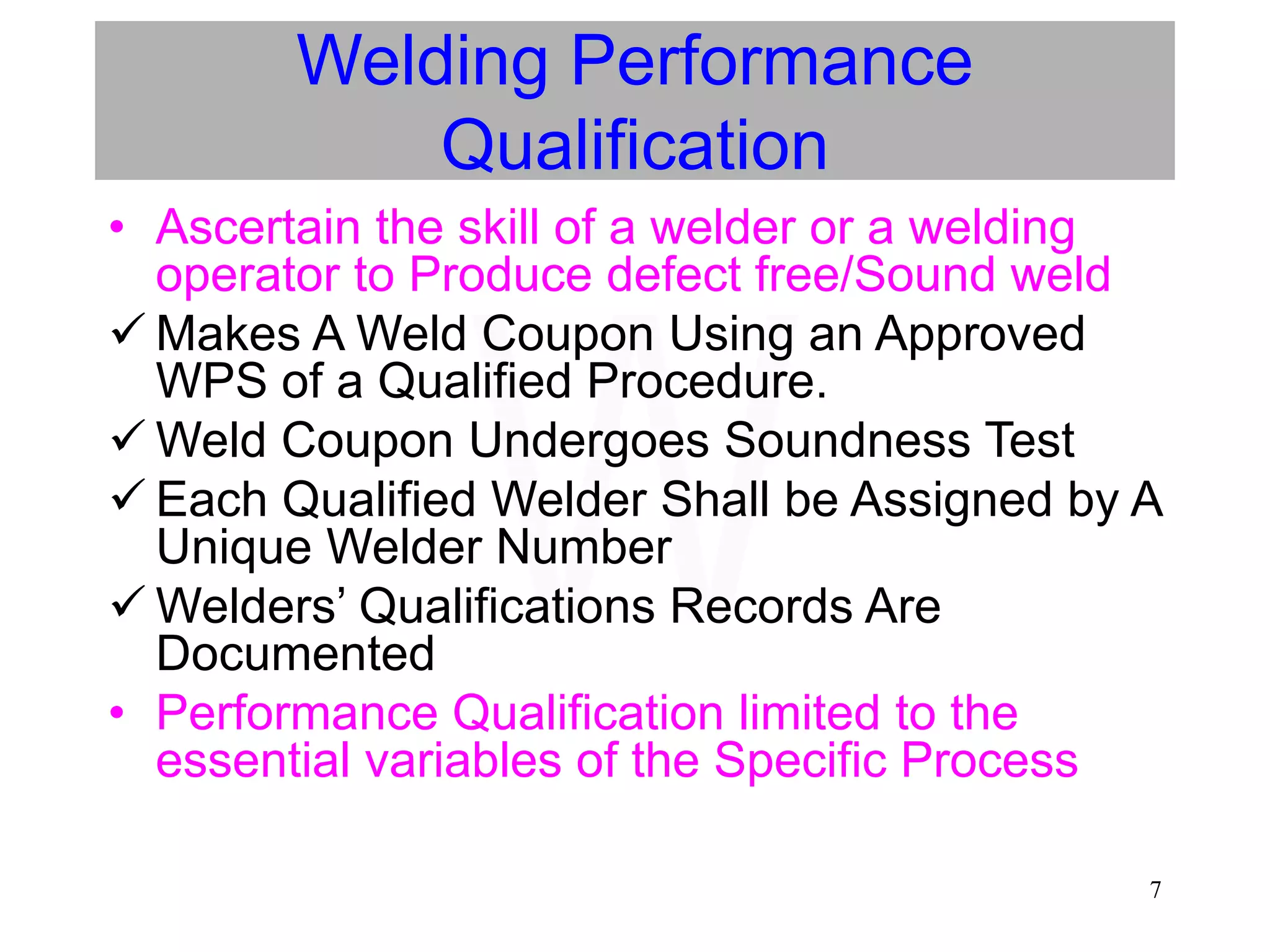 WPS -PQR - Welder Qualifications .pdf