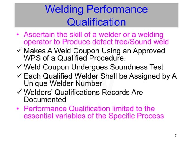 WPS -PQR - Welder Qualifications .pdf