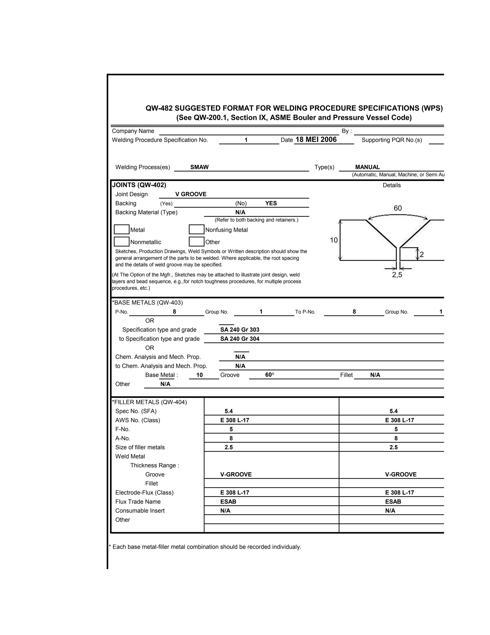 WPS-PQR (welding-pengelasan) | XLSX