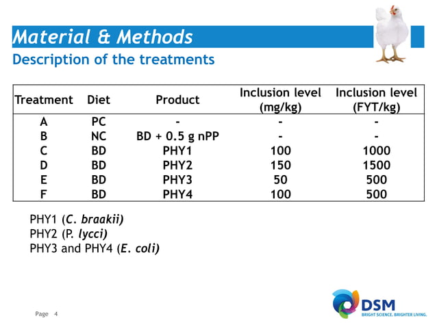 Efficacy of phytase products on ileal digestibility of phosphorus of ...