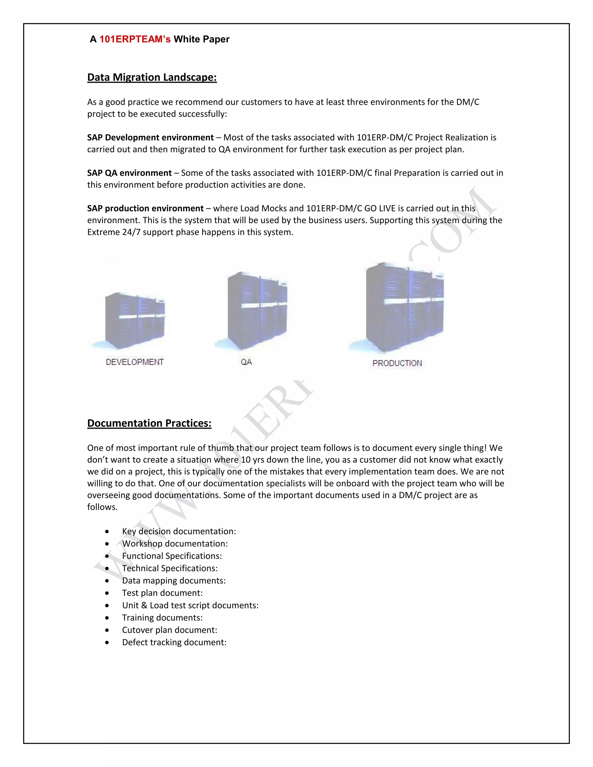 Wp Sap Datamigration Pdf Computing Technology And Computing