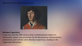 Heliocentric Theory By: Aristarchus | PPTX