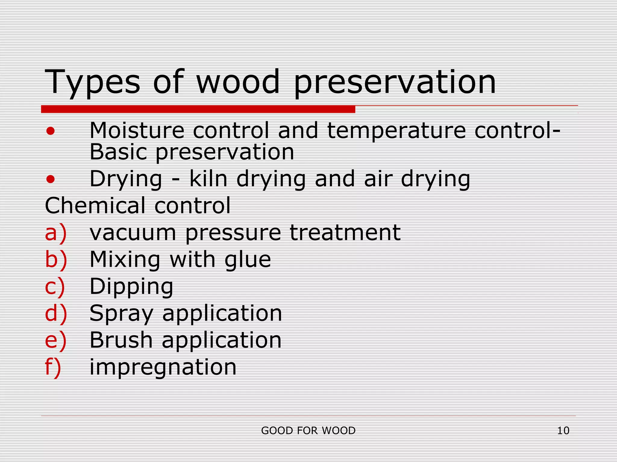 Wood Preservation | PPT