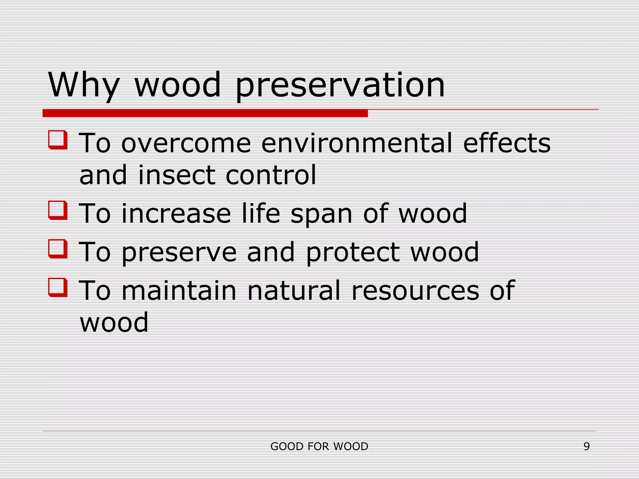 Wood Preservation | PPT