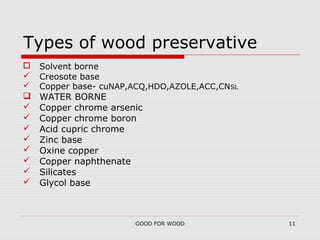 Wood Preservation | PPT