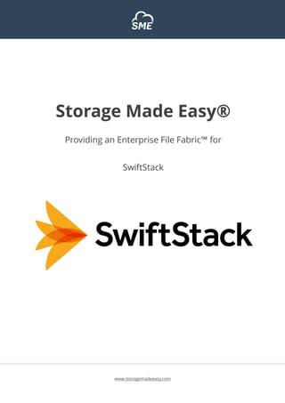 The Enterprise File Fabric for SwiftStack | PDF