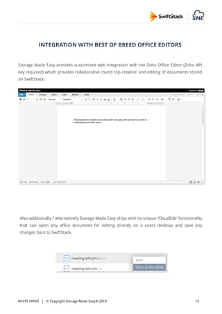 The Enterprise File Fabric for SwiftStack | PDF