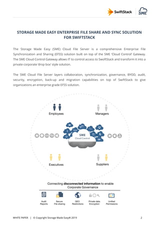 The Enterprise File Fabric for SwiftStack | PDF