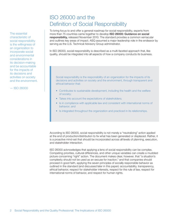 White Paper: Social Responsibility | PDF | Business | Business and Finance