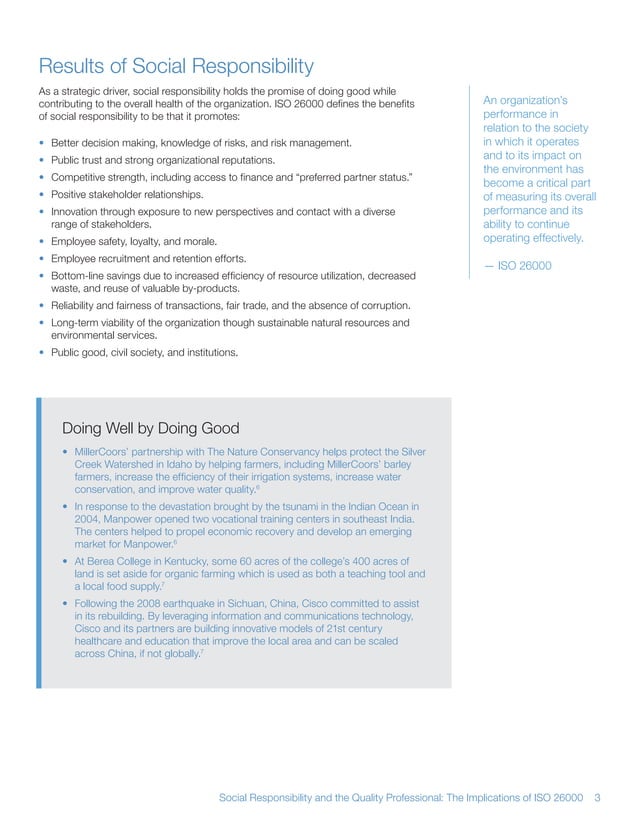 White Paper: Social Responsibility | PDF | Business | Business and Finance