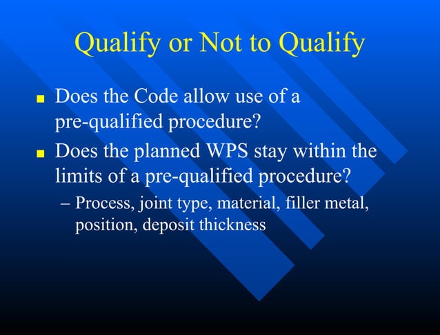 Construction Wps Pqr And Wpq In Welding Pdf