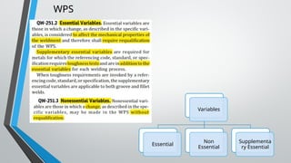 WPS Qualification in accordance with ASME IX | PPTX