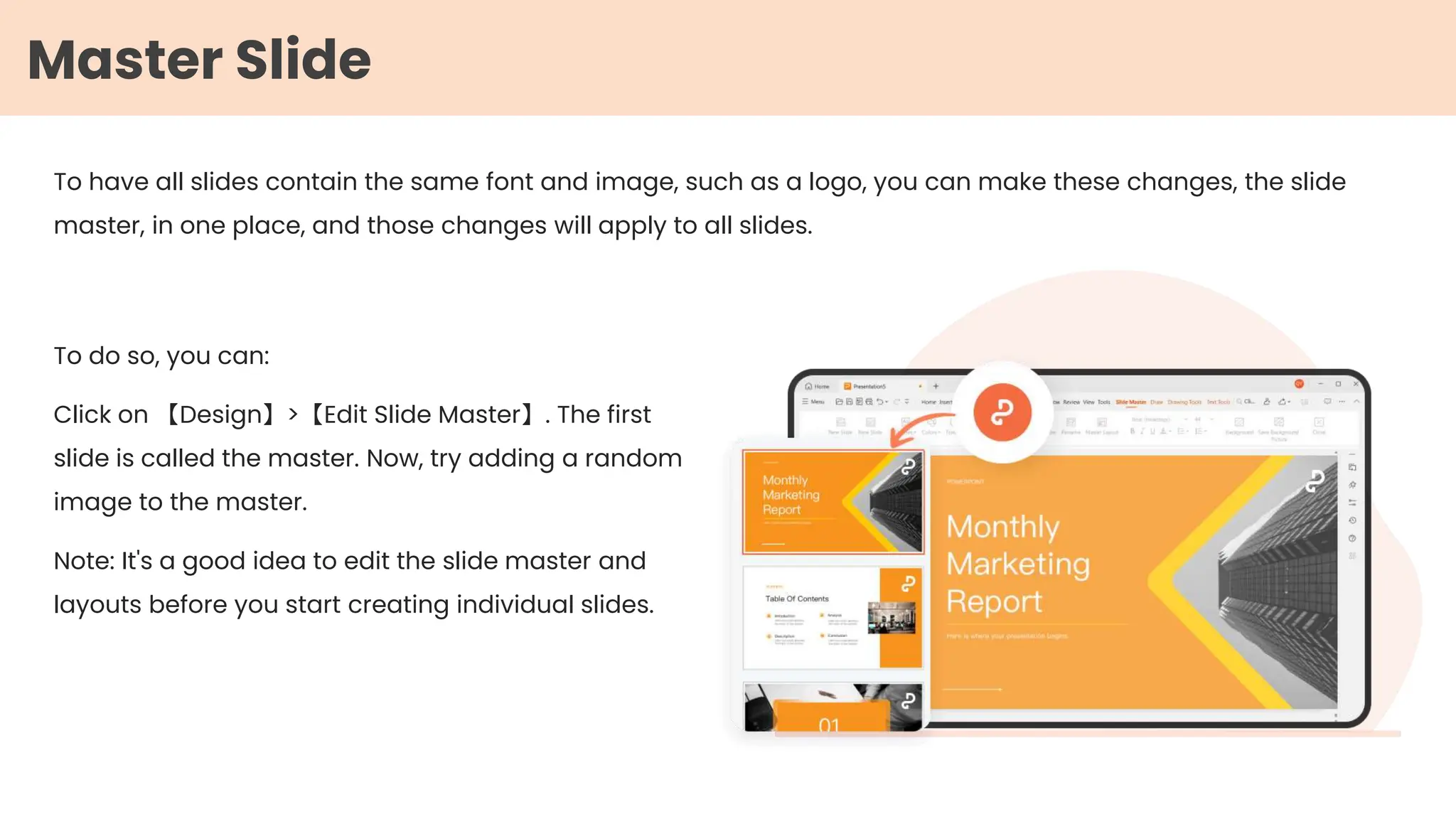 WPS Slides Quick Start Guide - PRIMEIROS PASSOS | PPT
