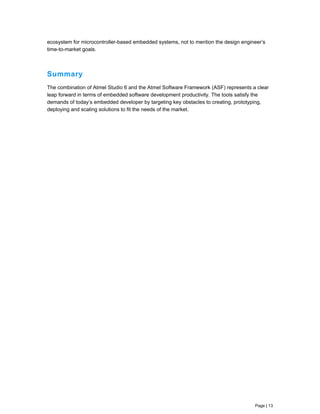 Atmel - Next-Generation IDE: Maximizing IP Reuse [WHITE PAPER] | PDF
