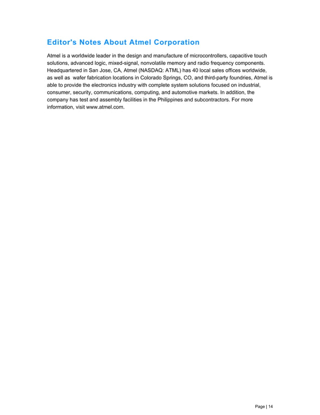 Atmel - Next-Generation IDE: Maximizing IP Reuse [WHITE PAPER] | PDF