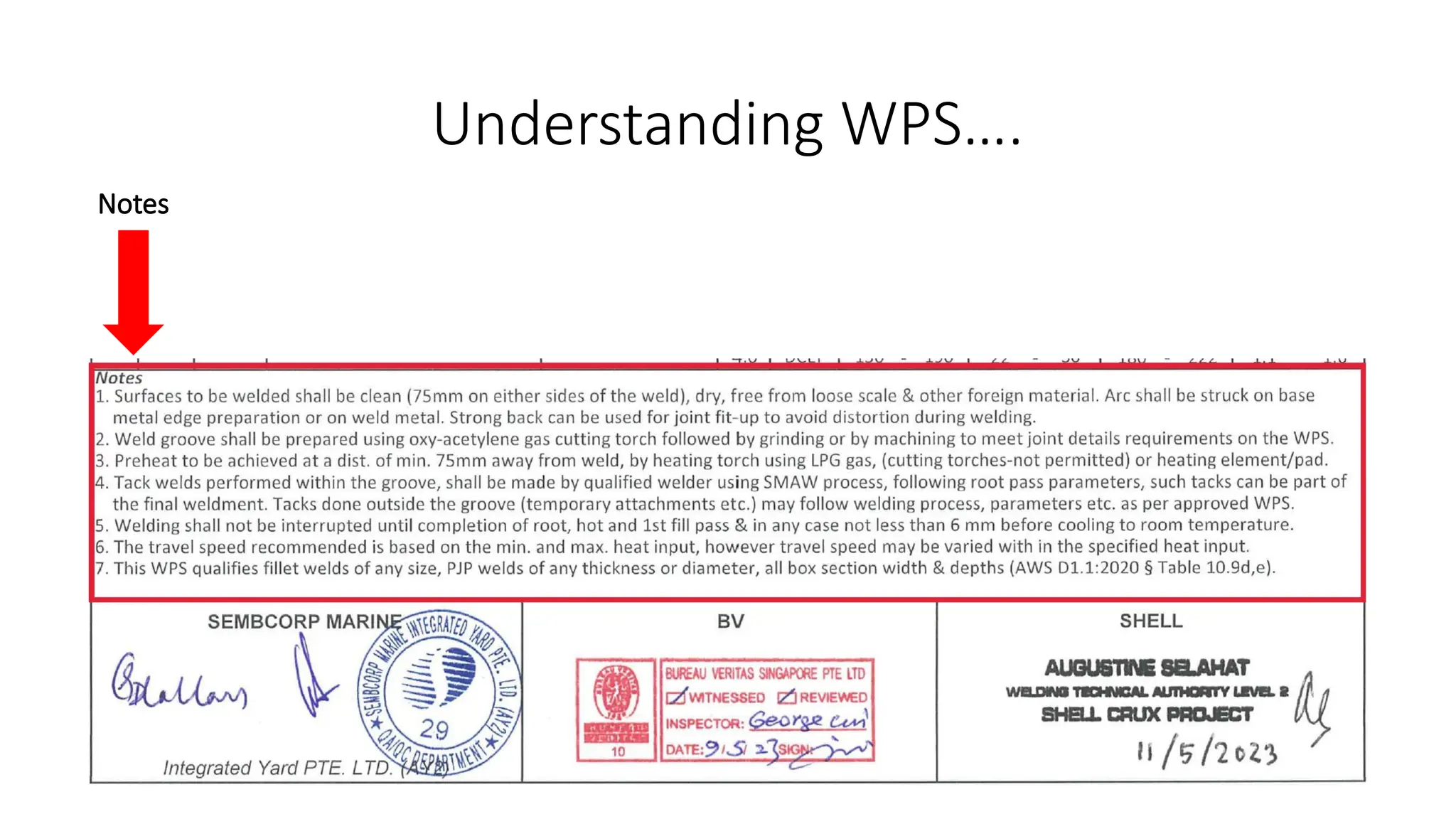 Welding Procedure Specification (WPS) understanding for welders.pptx