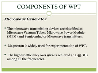 Wireless Power Transmission | PPTX