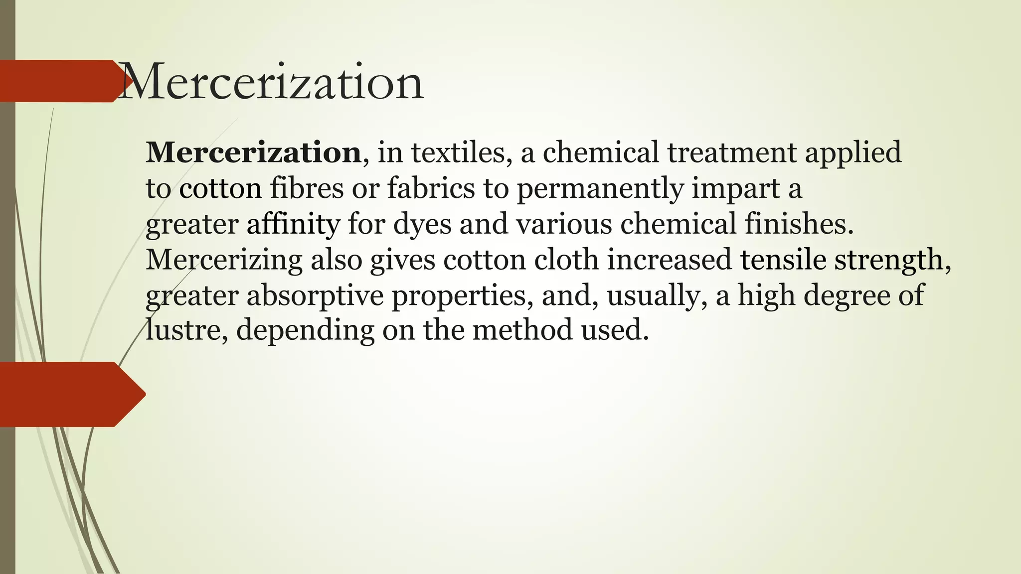 Mercerization | PPT